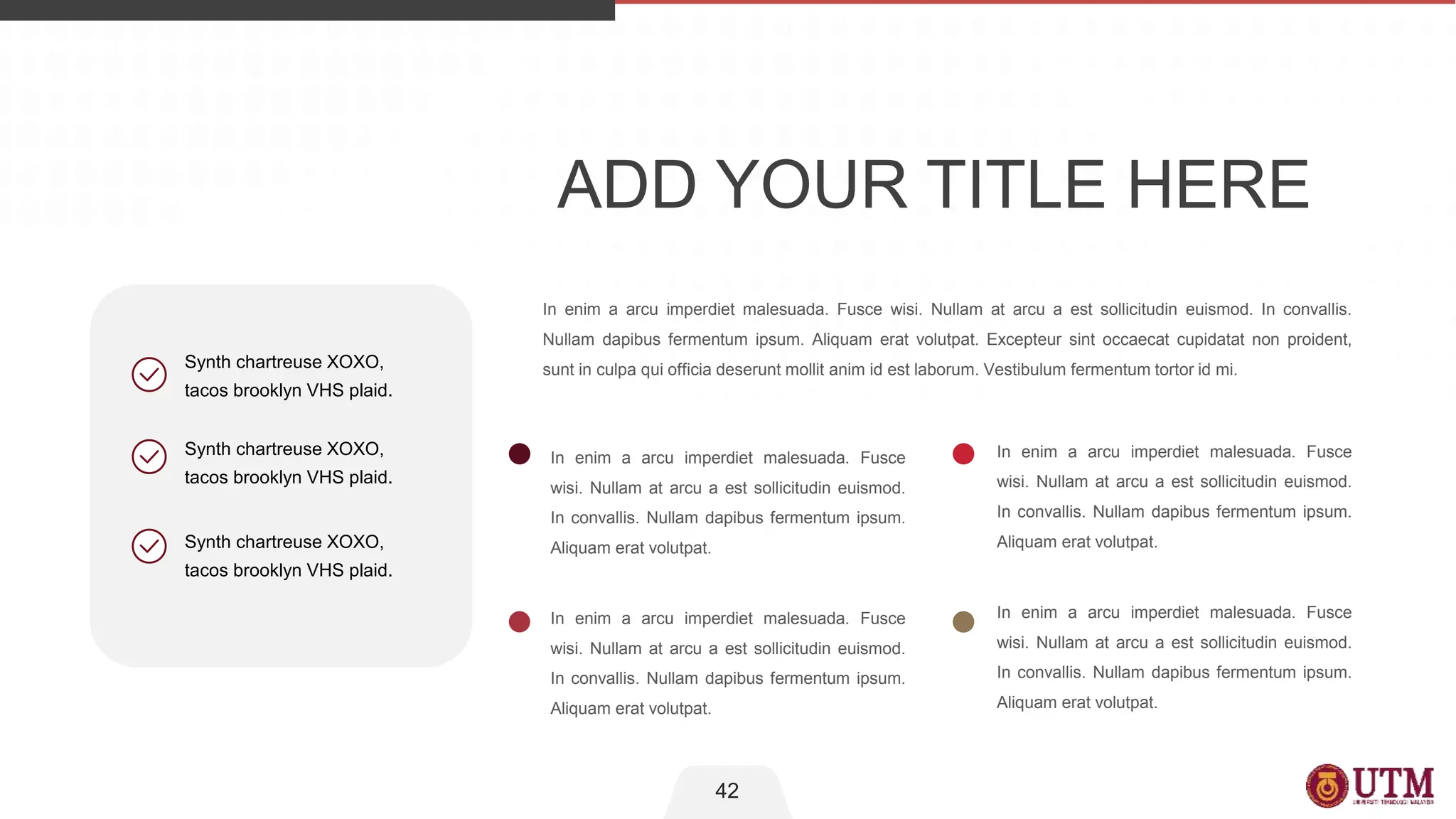 UTM PPT Professional Template latest.pptx