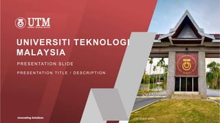 UTM PPT Professional Template latest.pptx