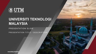 UTM PPT Professional Template latest.pptx