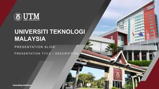 UTM PPT Professional Template latest.pptx