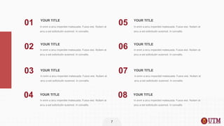 UTM PPT Professional Template latest.pptx