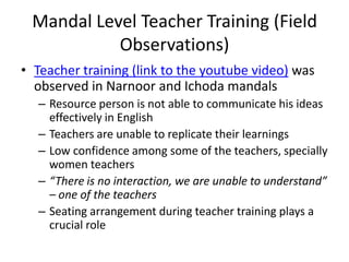 ITDA Utnoor visit | PPTX