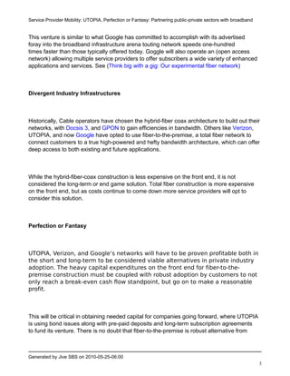 Utopia, Perfection Or Fantasy: Partnering Public-Private Sectors with ...