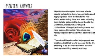 Utopia and Dystopia Block C (1) | PPTX