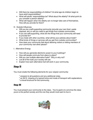 Utopia final project | DOC
