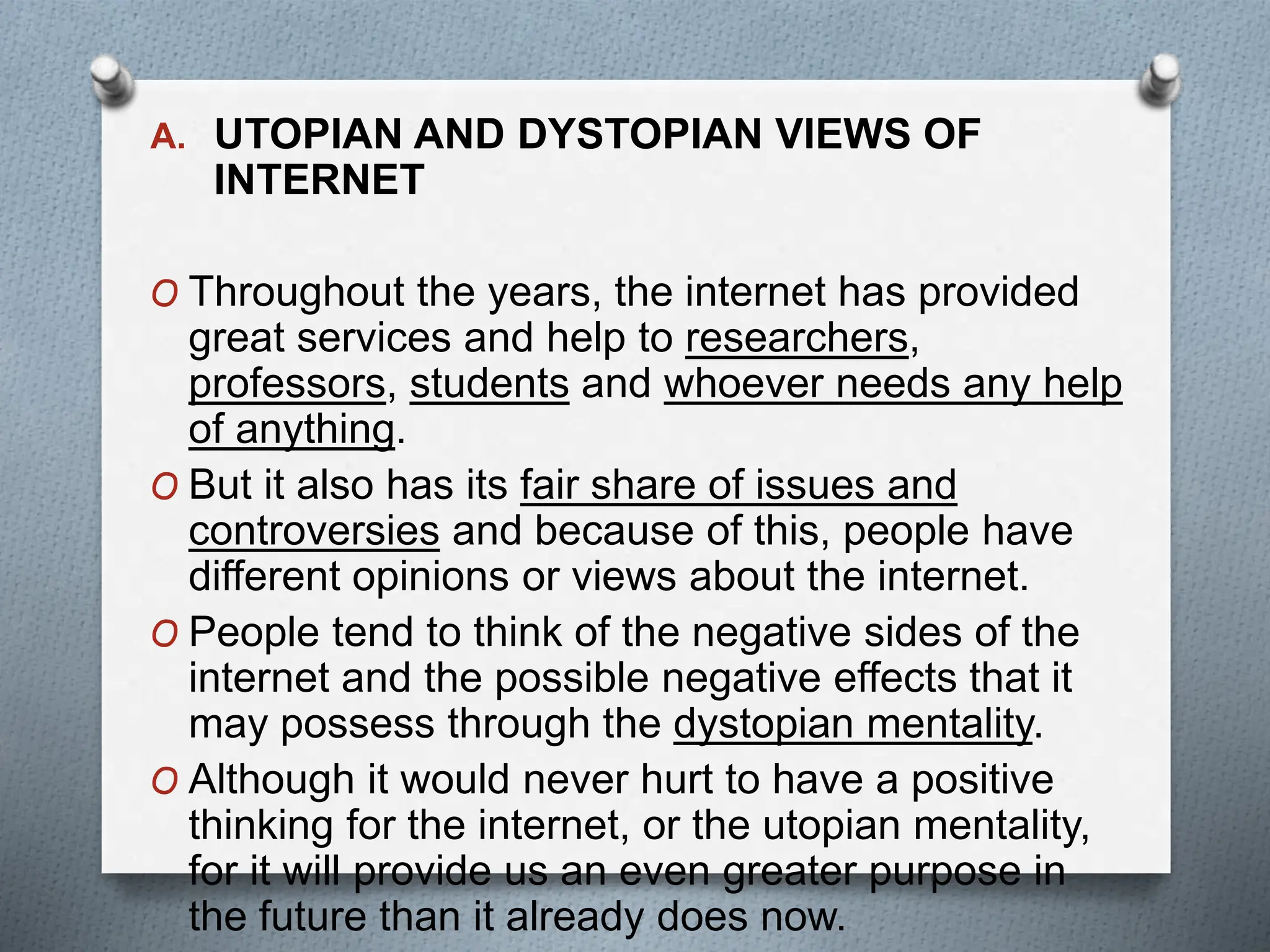 Living in The IT eRa UTOPIAN-AND-DYTOPIAN.pptx