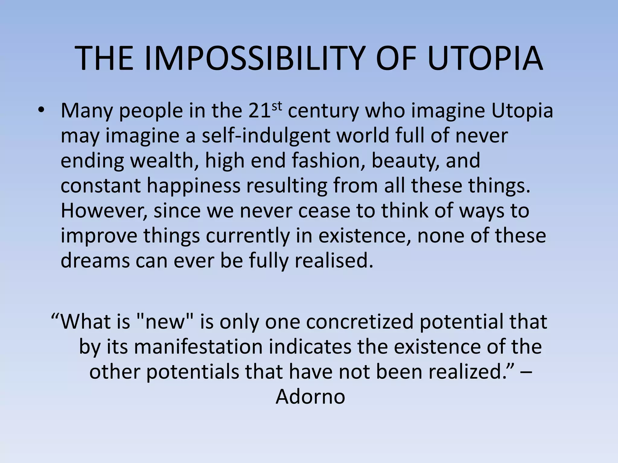 UTOPIA- Rebecca Scarlett Shearer | PPTX