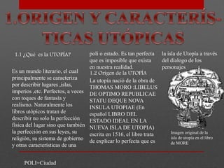 Utopia y distopia | PPTX