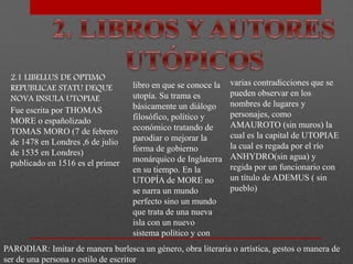 Utopia y distopia | PPTX