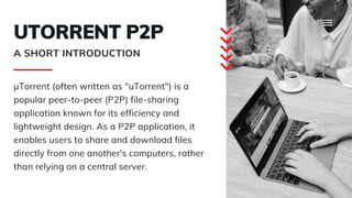 U torrent as a P2P application.pdf