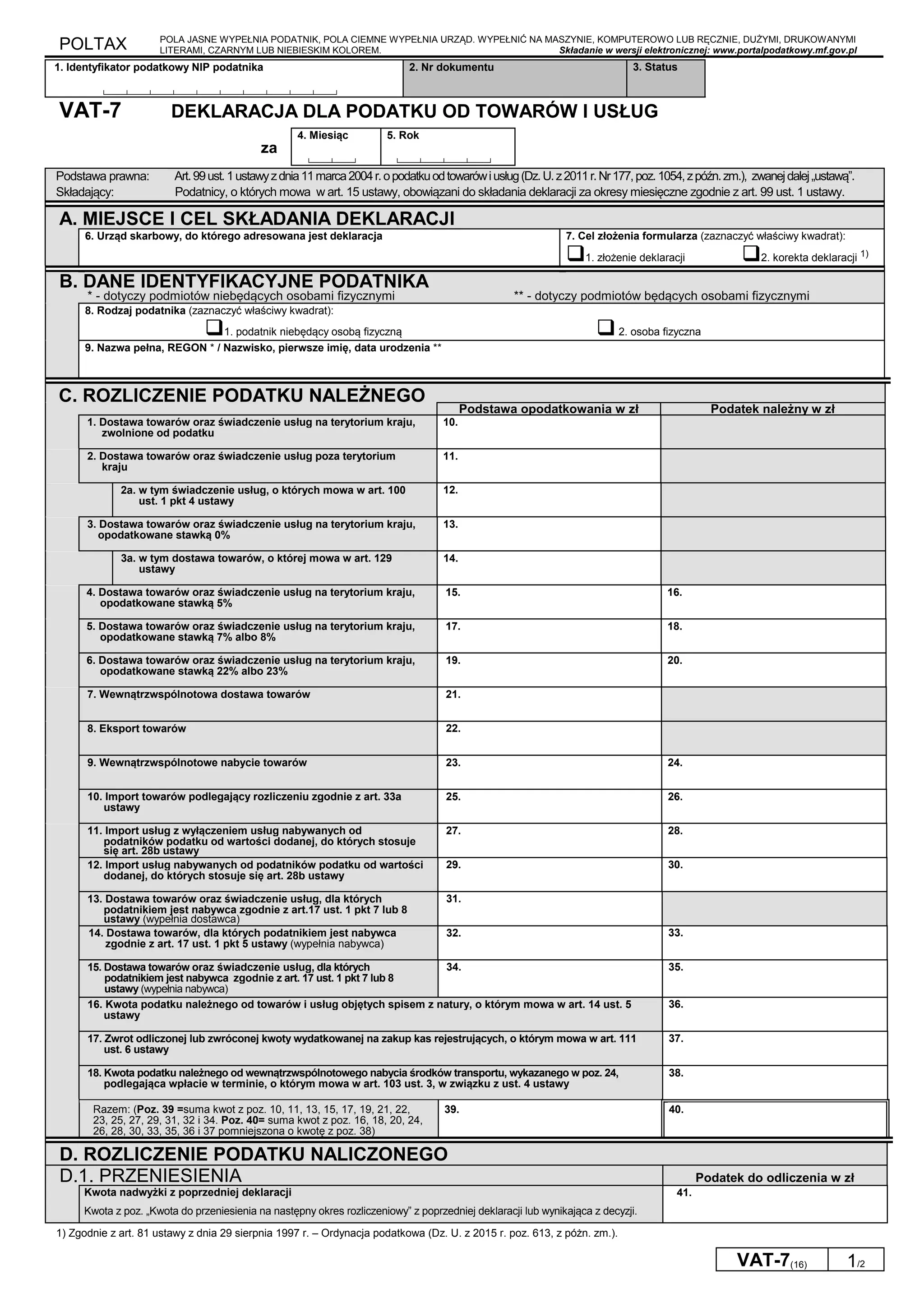 Vat 7(16) | PDF | Personal Taxes | Personal Finance
