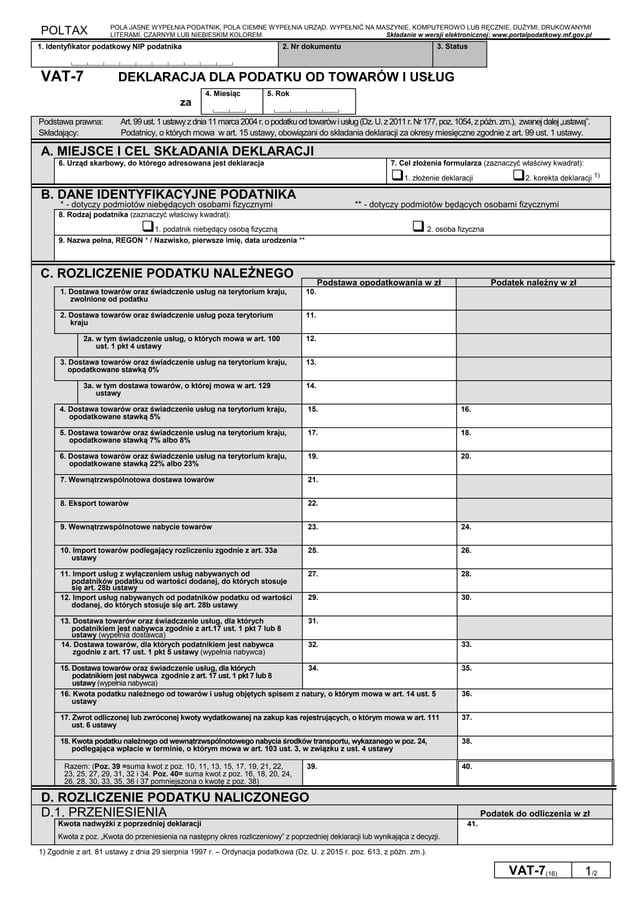 Vat 7(16) | PDF | Personal Taxes | Personal Finance