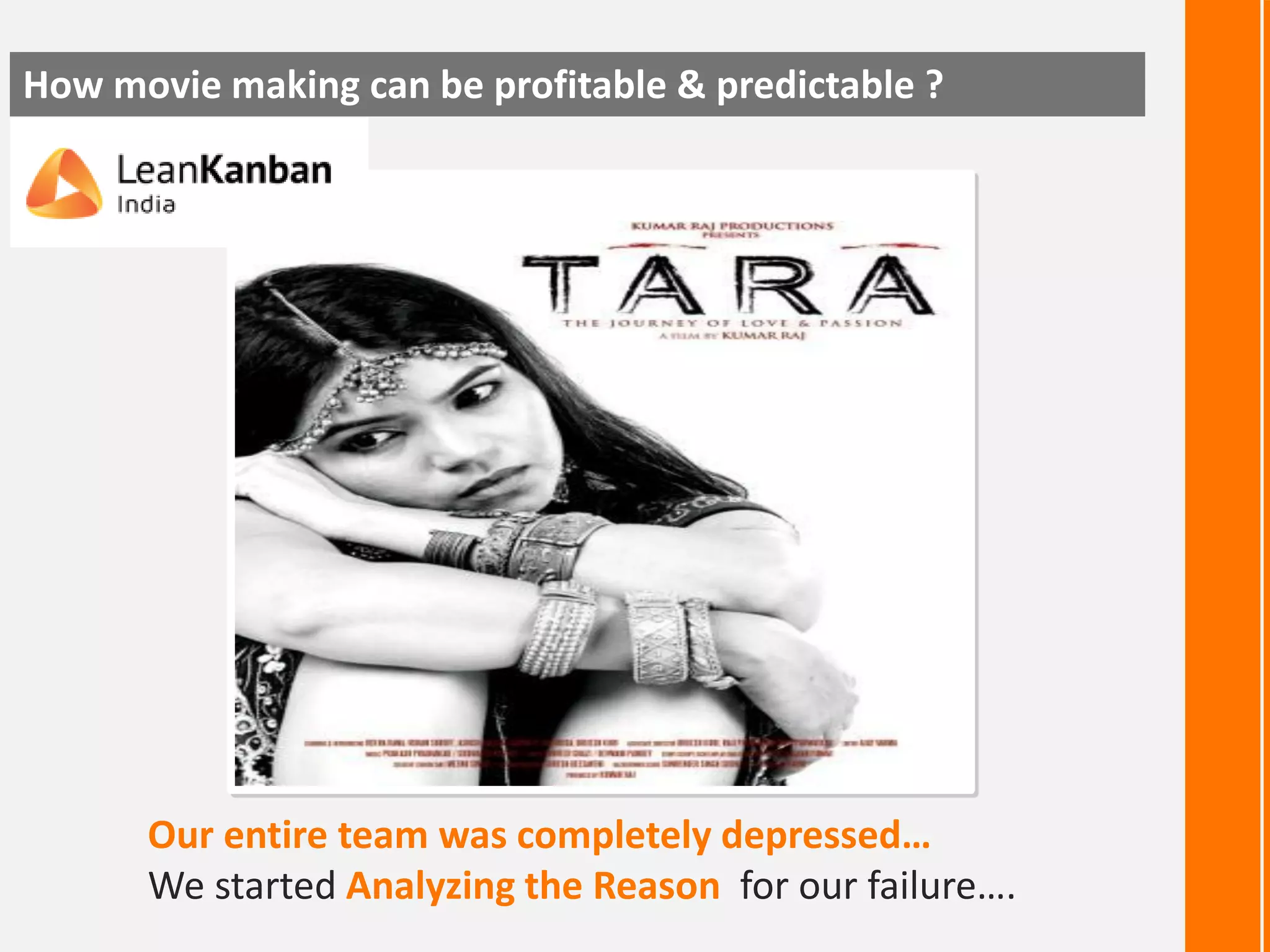 Lean Kanban India 2016 | Lean & Agile Movie Making | Utpal Chakraborty | PDF