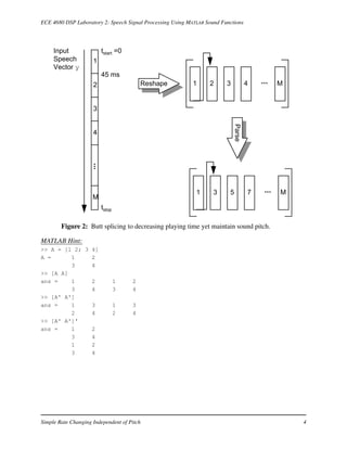 Utp pds_l4_procesamiento de señales del habla con mat_lab | PDF