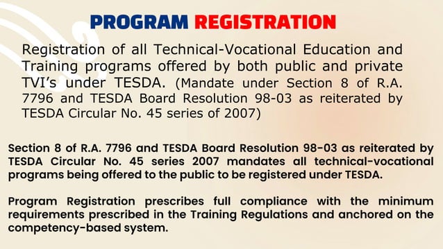 UTPRAS Program Registration and Certification System | PPT