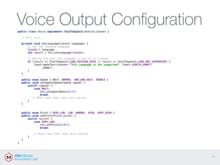 Introduction to Voice I/O on Android | PDF