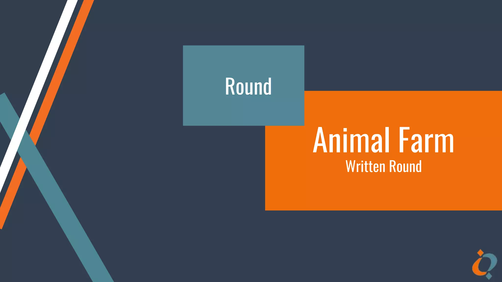 UTPT 2019 LitEnt Quiz Round 4 - Animal Farm | PPTX