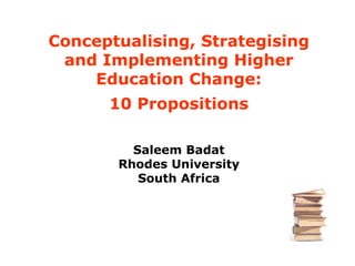 Utr. prog. thursd. saleem badat | PDF | Undergraduate Education ...