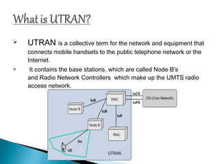 Utran architecture(rashmi) | PPT