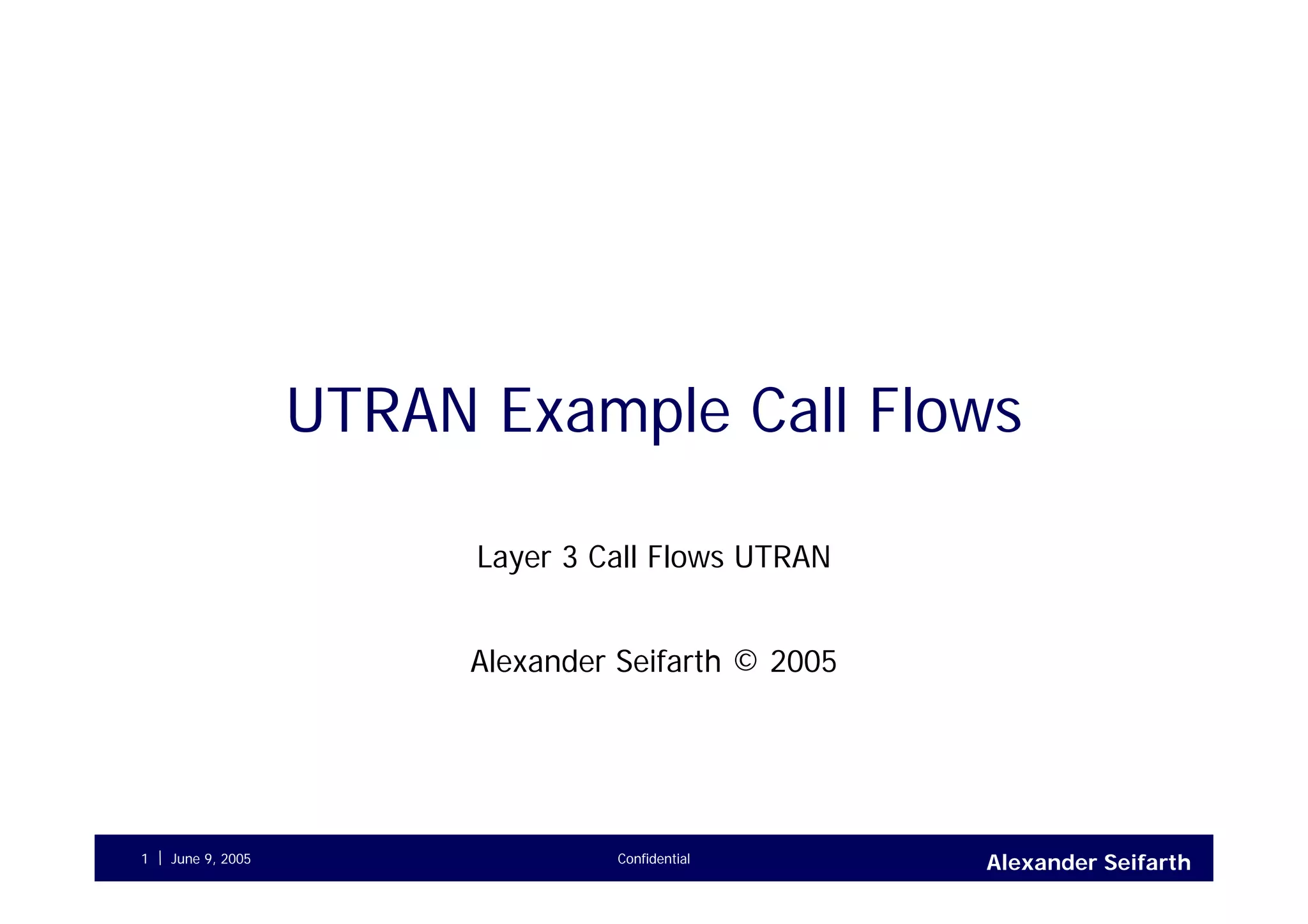 Utran example call_flows | PPT