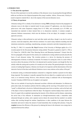 Ultrasonic testing report-JUNE 2018 | PDF