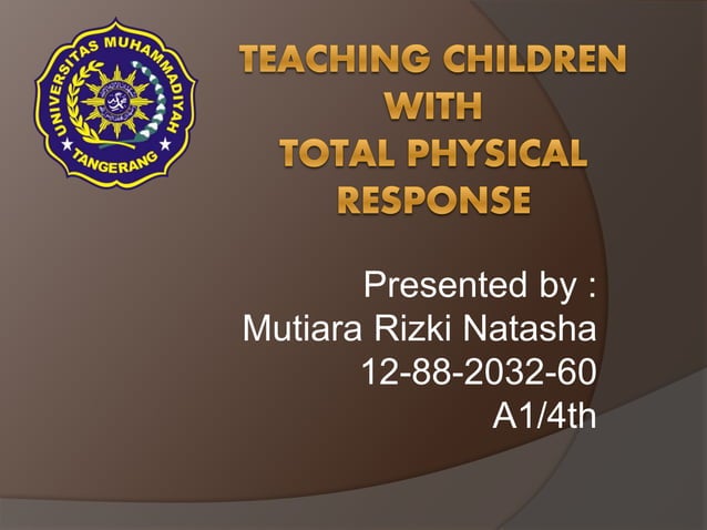 Teaching Children using TPR | PPT