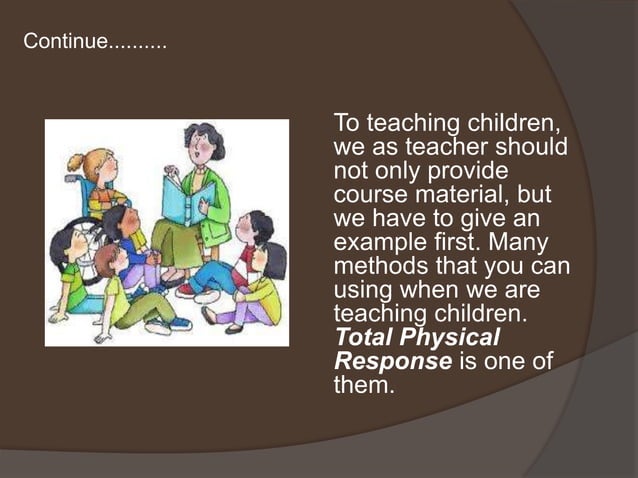 Teaching Children using TPR | PPT