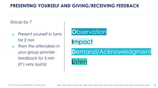 How to give and receive feedback the good way | PPT
