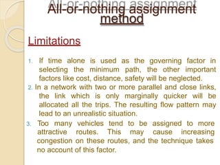 Methods of route assignment | PPTX