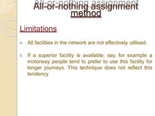 Methods of route assignment | PPTX