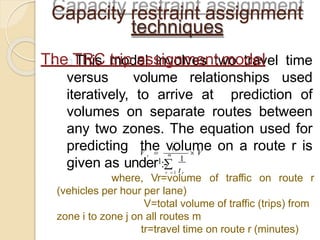 Methods of route assignment | PPTX