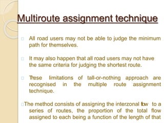 Methods of route assignment | PPTX