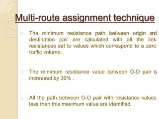 Methods of route assignment | PPTX