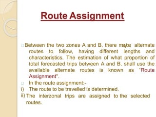 Methods of route assignment | PPTX