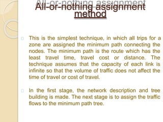 Methods of route assignment | PPTX