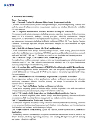 Comprehensive Electronic PCB and Hardware Product Development Course | PDF