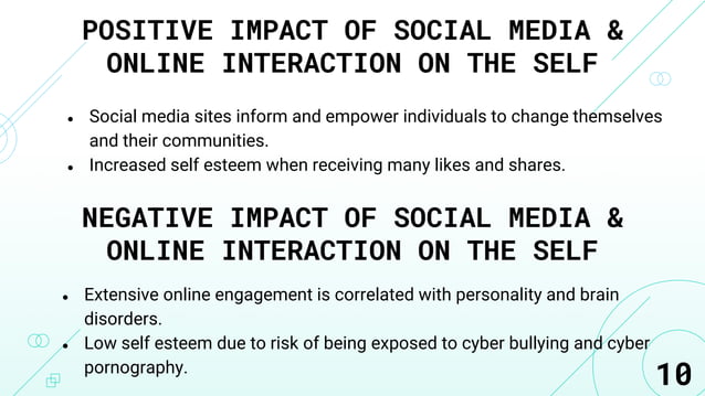 Digital Self | PPTX | Social Networking | Internet