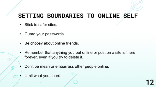 Digital Self | PPTX | Social Networking | Internet