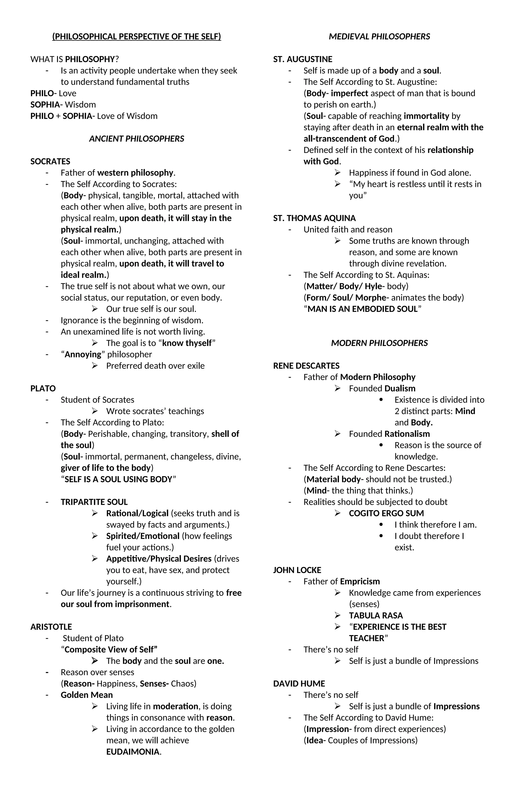 UTS-REVIEWER_1st semester_First year college | DOCX
