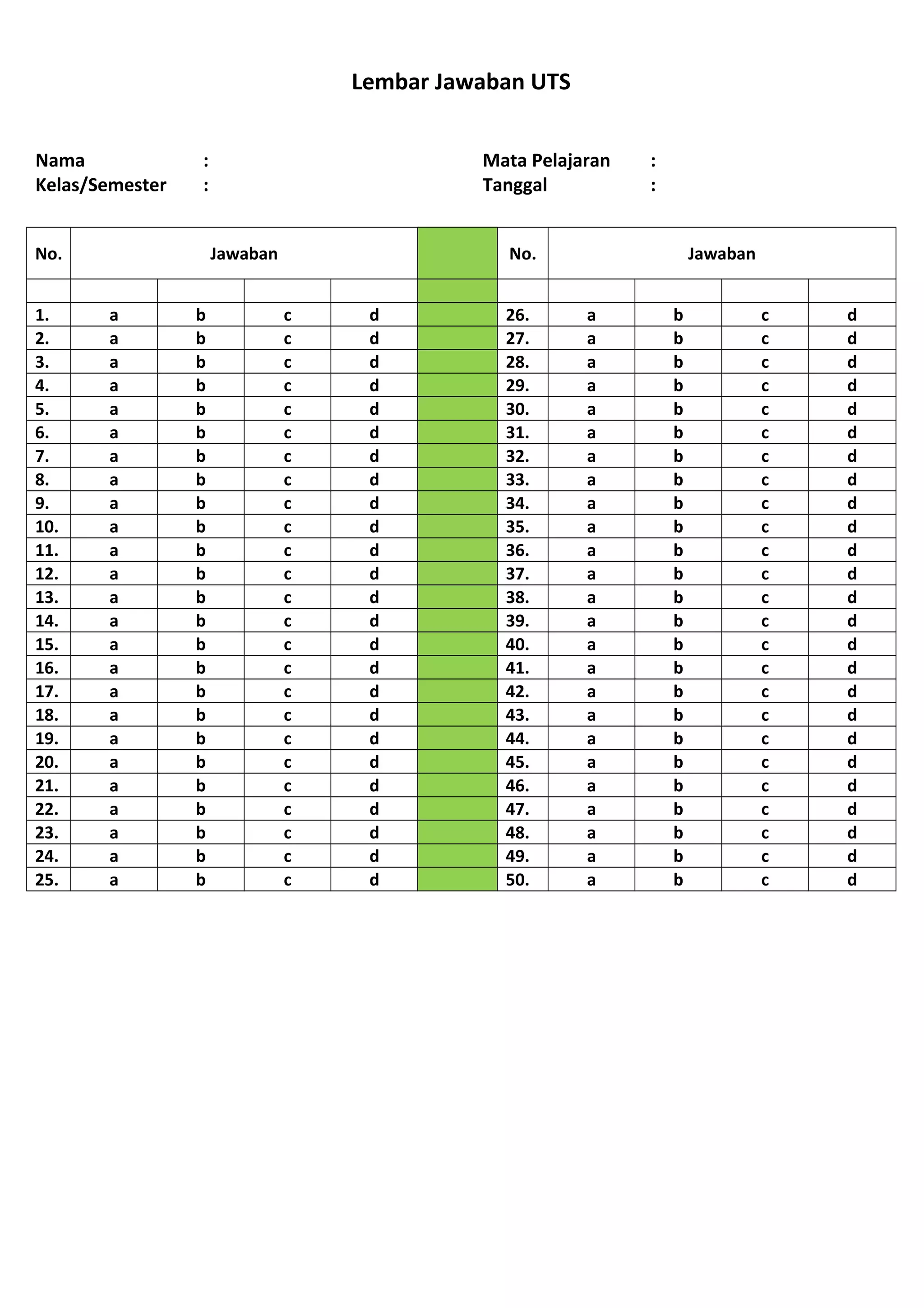 Soal UTS 2 PKn Kelas 6 | PDF