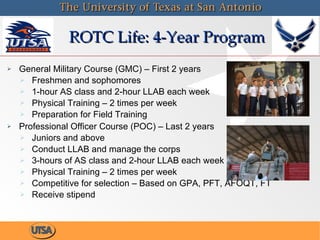 UTSA AFROTC Recruiting PowerPoint | PPT