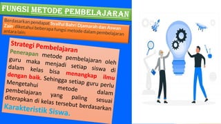 Macam-macam Metode Pembelajaran | PPT