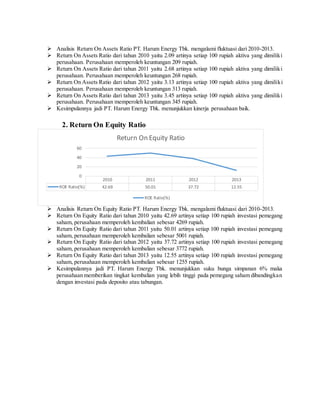 Analisis Laporan Keuangan PT. Harum Energy Tbk. | DOCX