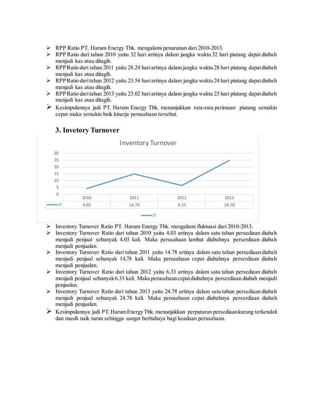 Analisis Laporan Keuangan PT. Harum Energy Tbk. | DOCX