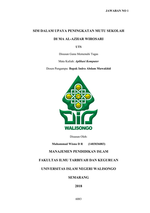 Tugas 2 UTS Aplikom | PDF