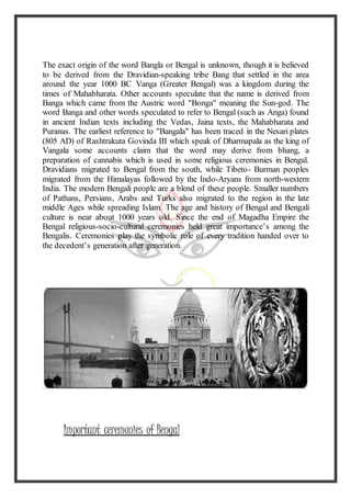 Bengal and Bengali culture | DOCX