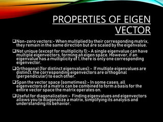 Eigen values and Eigen vectors ppt world | PPT