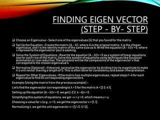 Eigen values and Eigen vectors ppt world | PPT