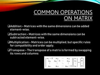Eigen values and Eigen vectors ppt world | PPT
