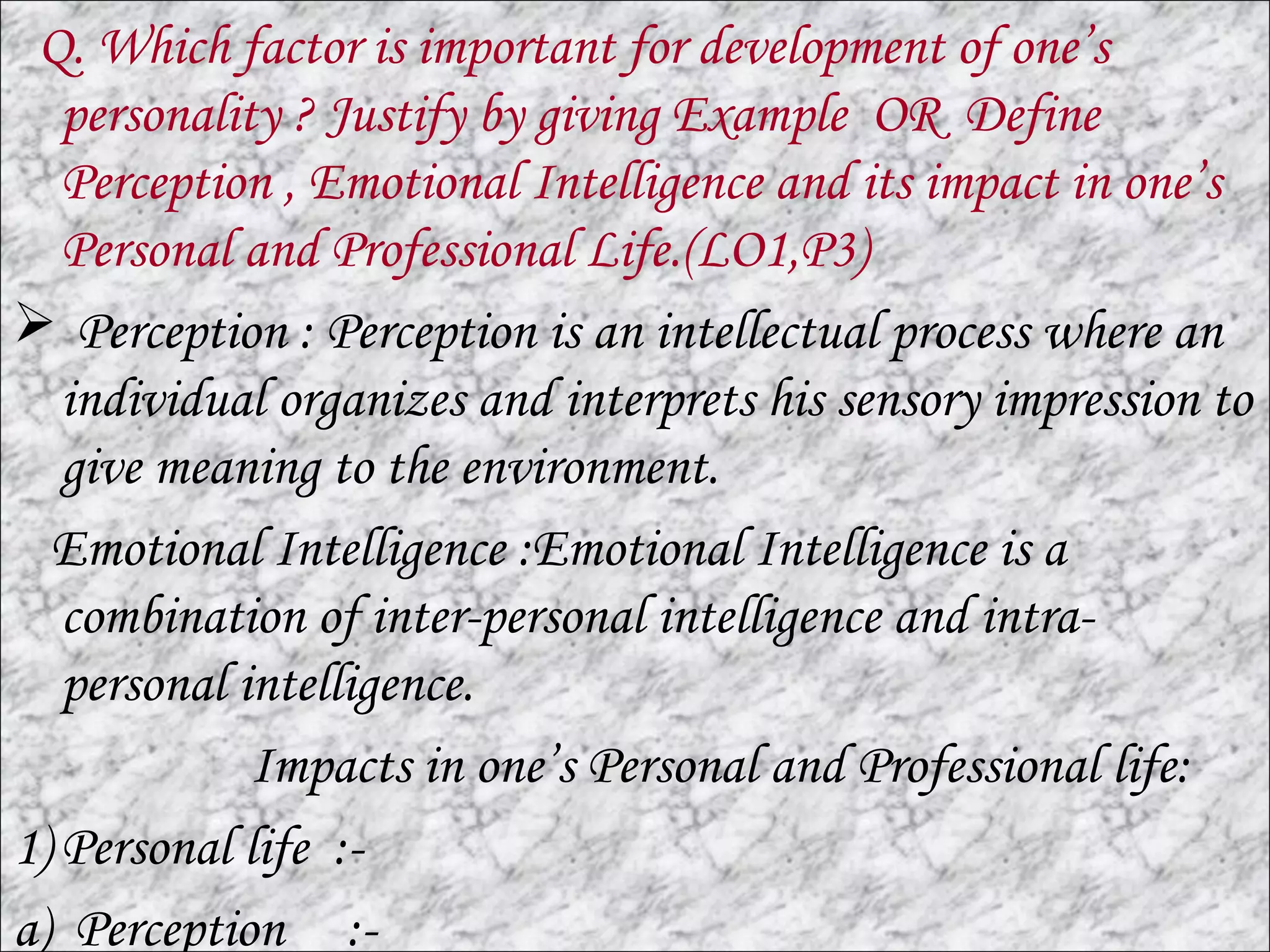 PERSONALITY DEVELOPMENT FROM UTSAV SHIVHARE | PPT